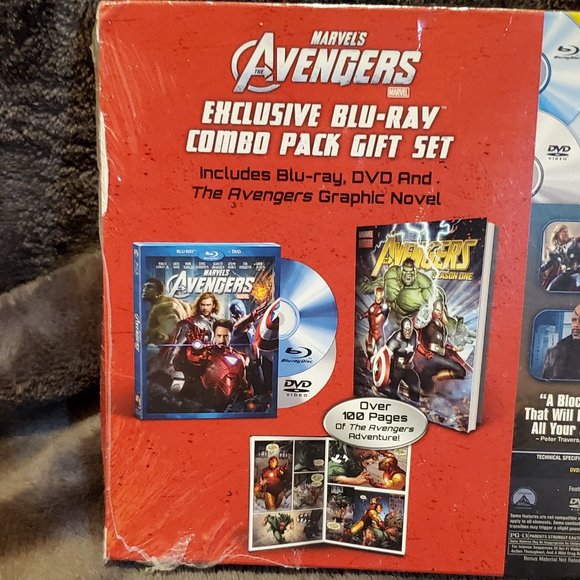 Marvel | Media | Marvels Avengers Exclusive Bluray Combo Pack Gift Set ...